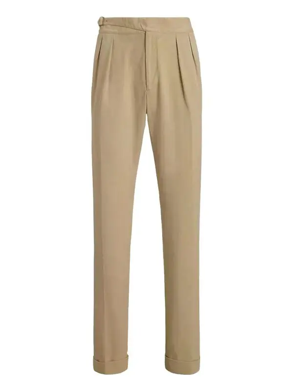 Ralph Lauren Purple Label Double-pleated Trousers - Neutrals
