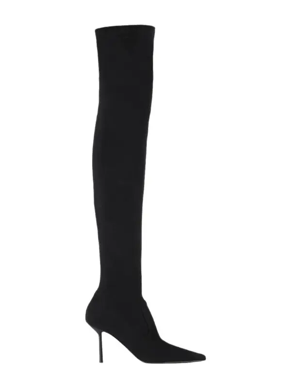 LE SILLA Bella Leather Over-the-knee Boots - Black