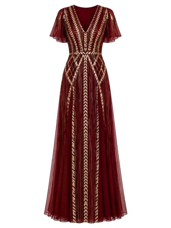 TEMPERLEY LONDON Viola Gown - Red