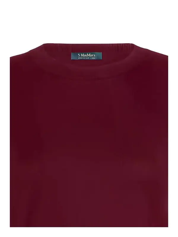 Max Mara Short-sleeve Crew-neck Sweater - Red