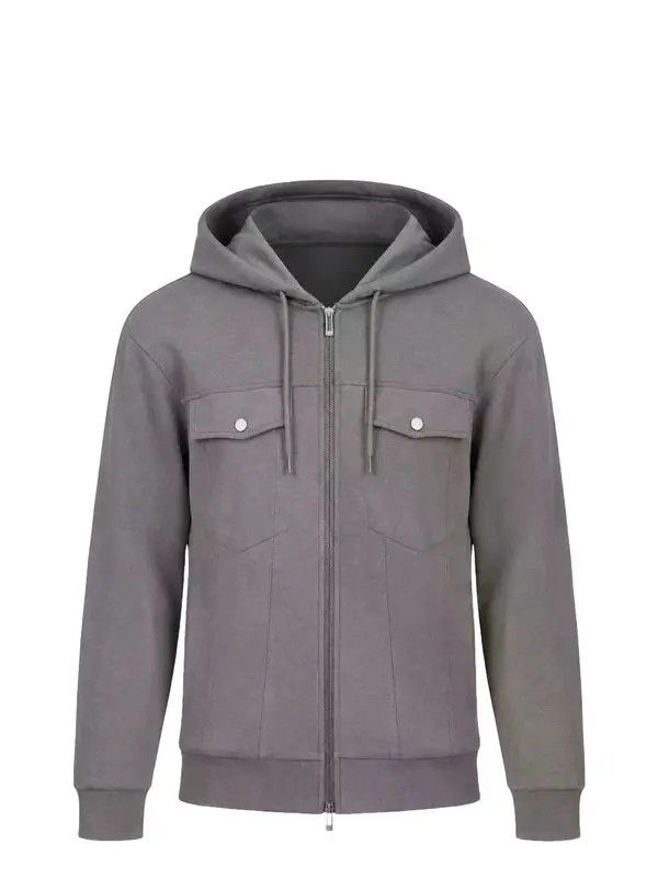 Armani Exchange Zip-fastening Hoodie - Grey