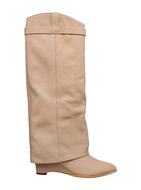 KAT MACONIE Pointed-toe Leather Boots - Brown