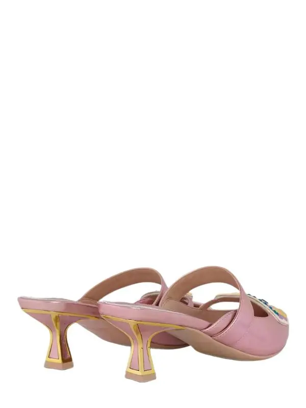 KAT MACONIE Azari Embellished Sandals - Pink