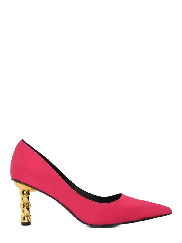 KAT MACONIE Rei Sculptural-heel Pointed-toe Pumps - Pink