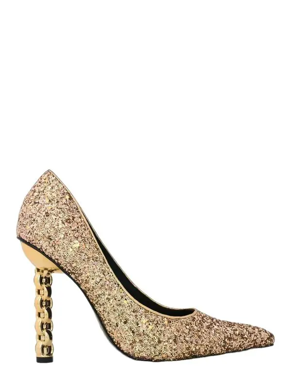 KAT MACONIE Chain-link Heel Pumps - Black