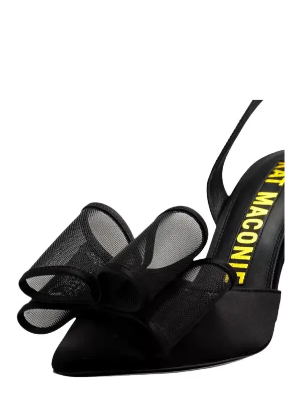 KAT MACONIE Paola Bow Detail Sandals - Black