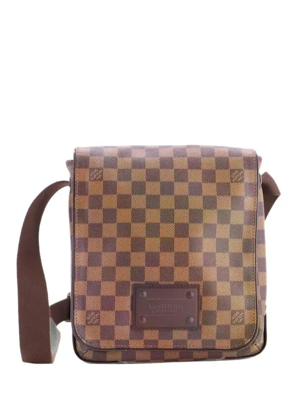 LOUIS VUITTON Damier Brooklyn Pm Bag - Brown