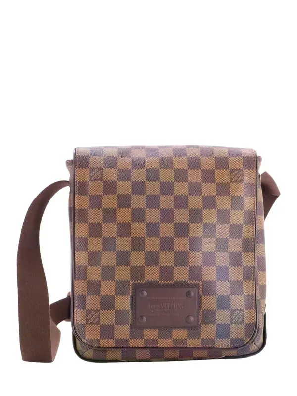 LOUIS VUITTON Damier Brooklyn Pm Bag - Brown