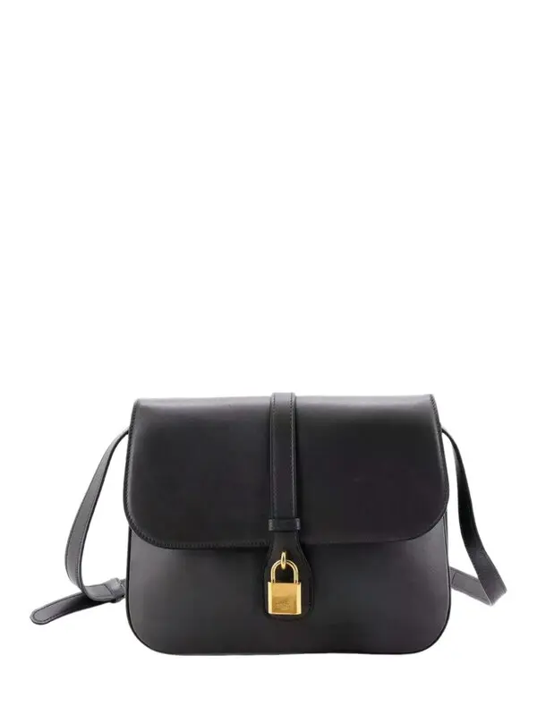 Celine Tabou Smooth Calfskin Medium Crossbody Bag - Grey