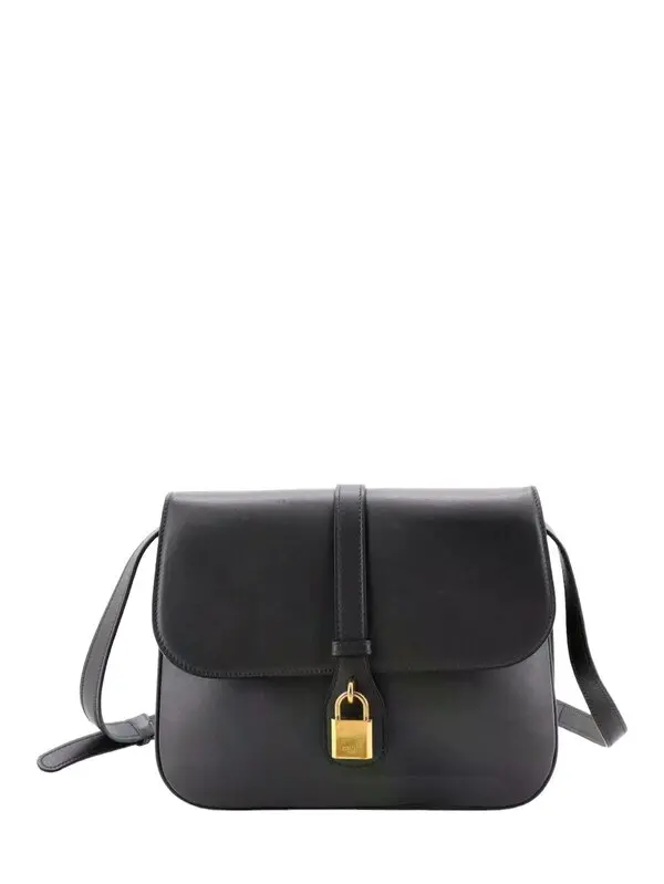 Celine Tabou Smooth Calfskin Medium Crossbody Bag - Grey