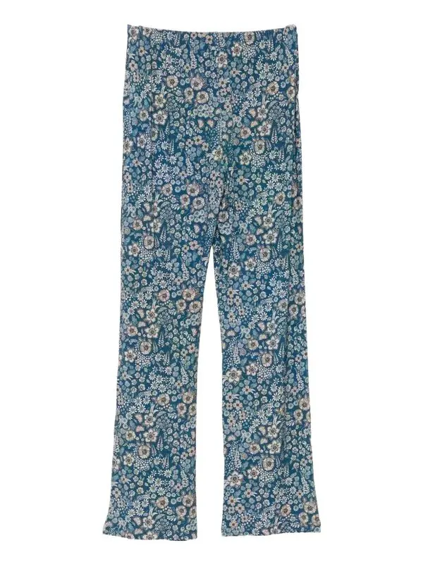 PIP STUDIO Blake Floral Print Trousers - Blue