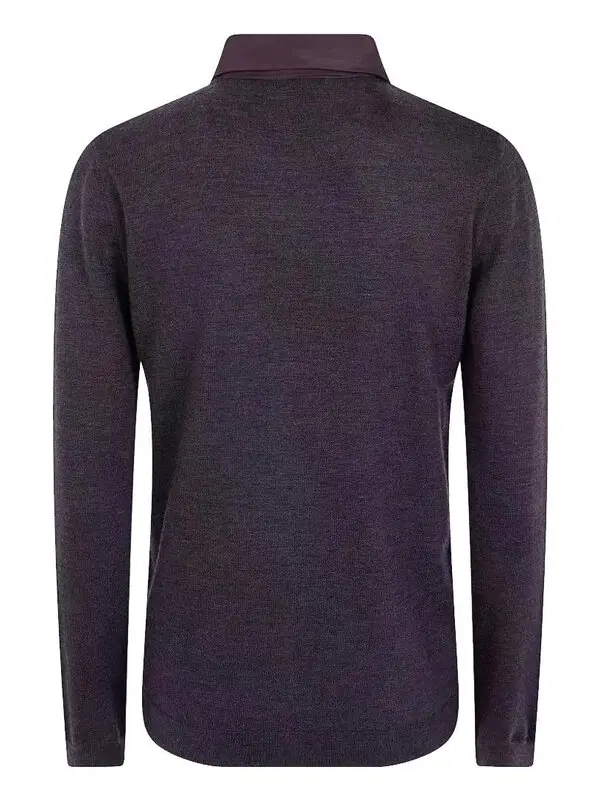 P.a.r.o.s.h Layered-effect Pussy-bow Sweater - Brown