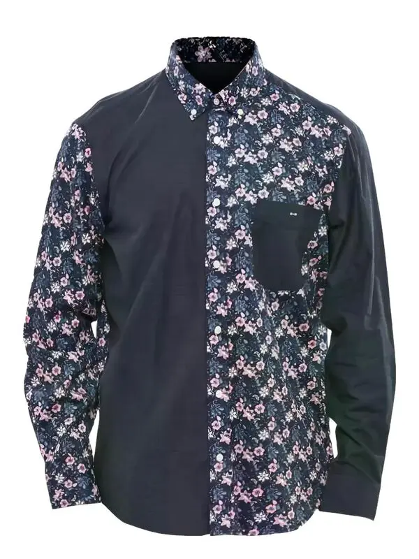 EDEN PARK Floral-print Shirt - Blue