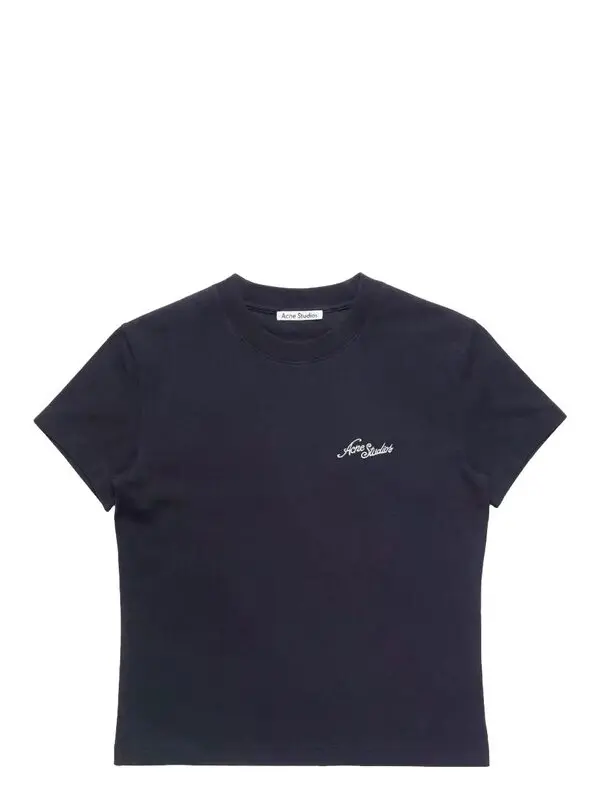Acne Studios Embroidered Logo T-shirt - Blue
