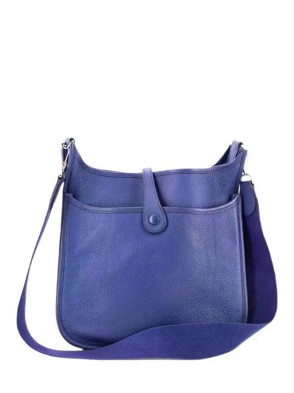 Hermès Evelyne Bag Gen Iii Clemence Pm Crossbody Bag - Blue