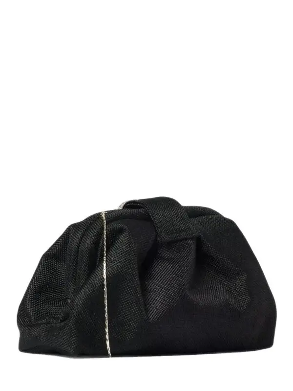 TWENTY FOURHAITCH Bakios Crystal-buckle Clutch Bag - Black