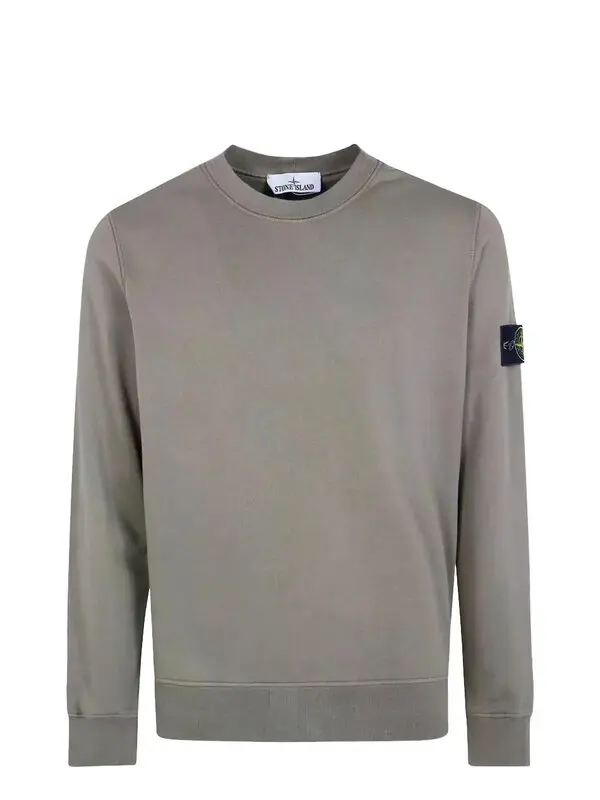 Stone Island Regular-fit Crewneck Sweatshirt - Grey