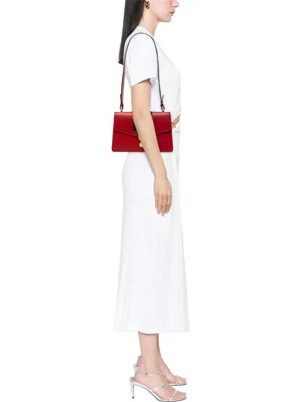 Gucci Calfskin Sylvie Web Satchel - Red