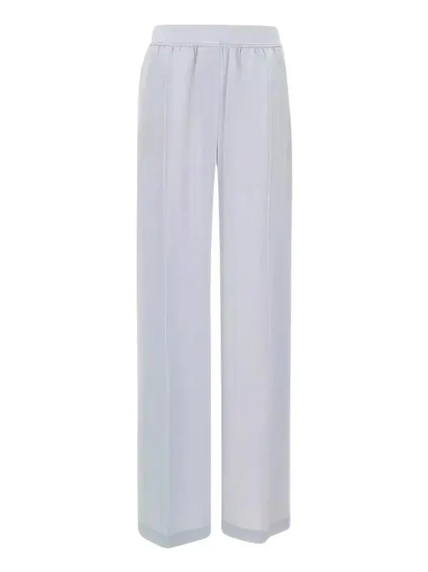 BOSS Pressed Crease Wide-leg Trousers - Blue