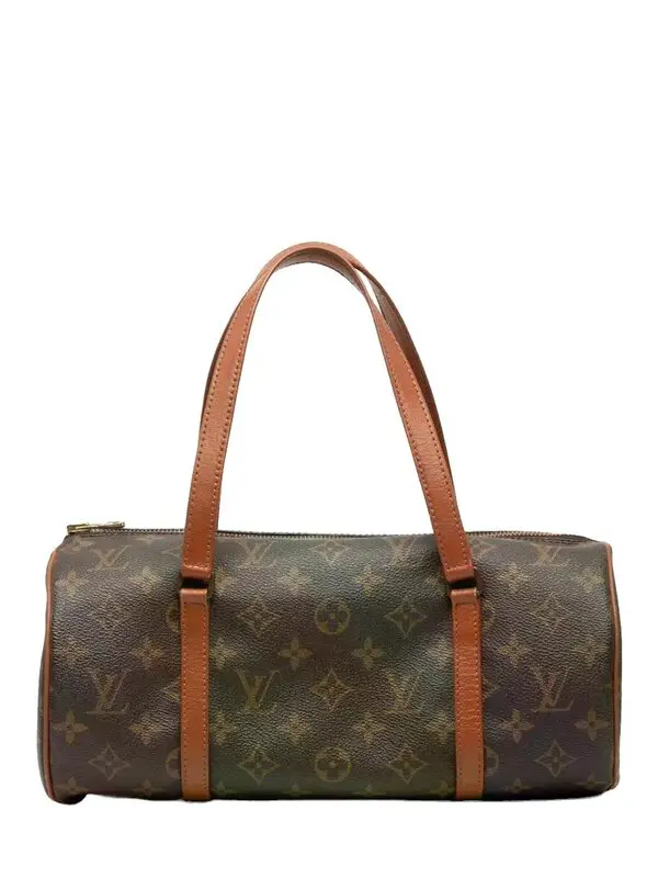 LOUIS VUITTON 1987 Monogram Papillon 30 Handbag - Brown
