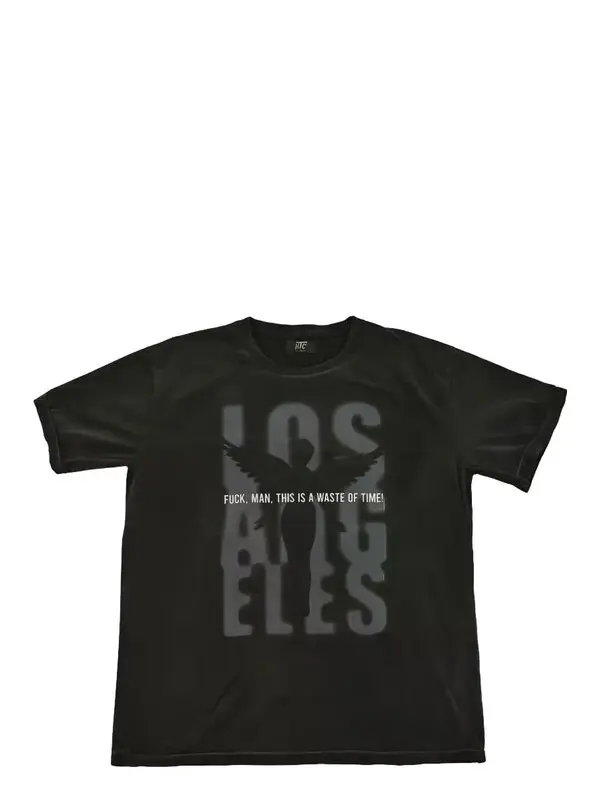 HTC LOS ANGELES Graphic-print T-shirt - Black