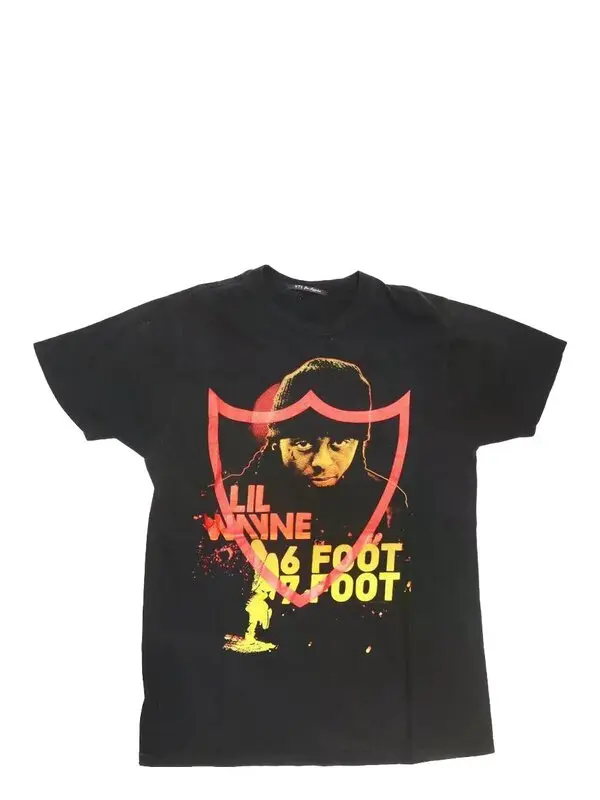 HTC LOS ANGELES Graphic-print Cotton T-shirt - Black