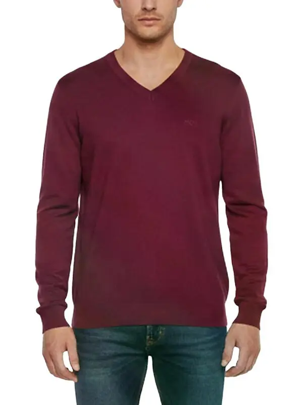 BOSS V-neck Sweater - Red