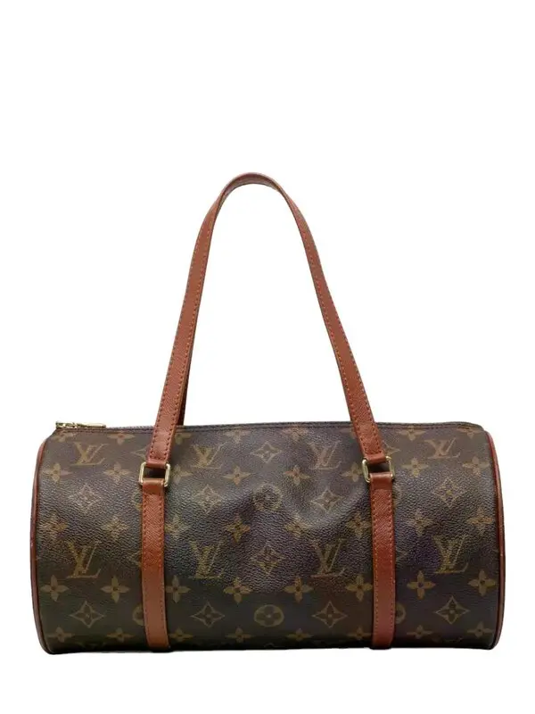LOUIS VUITTON Monogram Papillon 30 Handbag - Brown