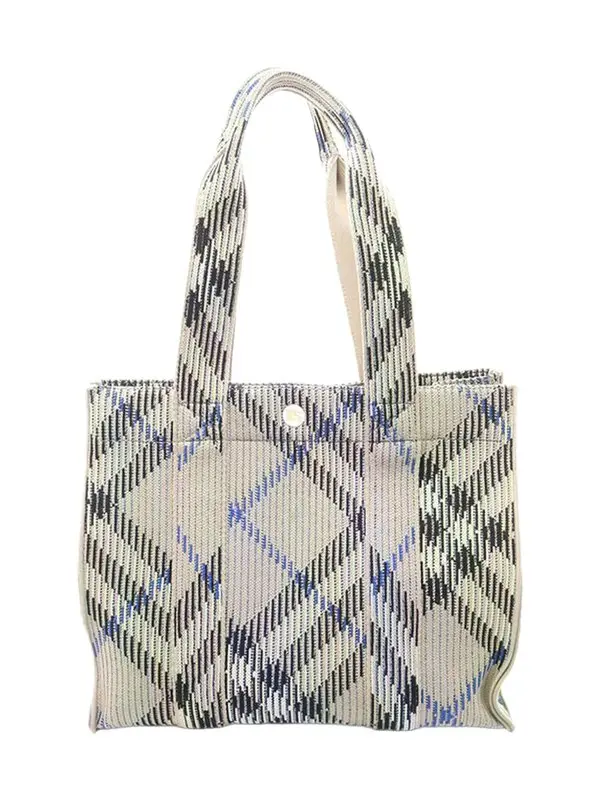Burberry Wool Tote Bag - Grey