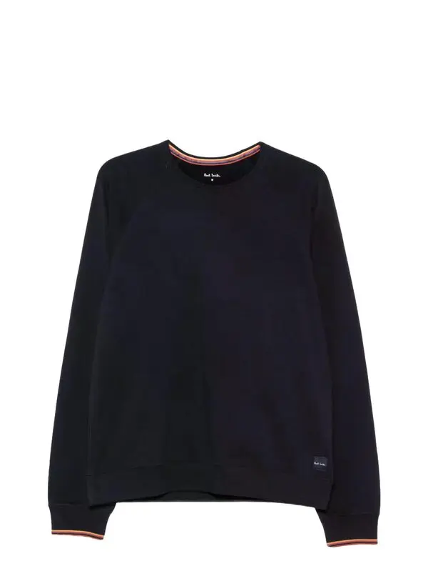 Paul Smith Crew Neck Raglan Sleeve Sweatshirt - Blue