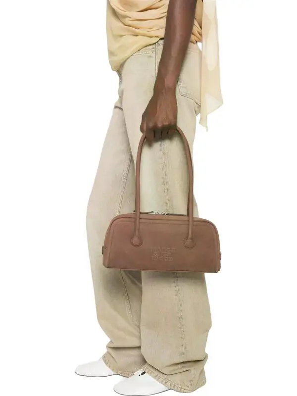 MARGESHERWOOD Logo-debossed Shoulder Bag - Brown