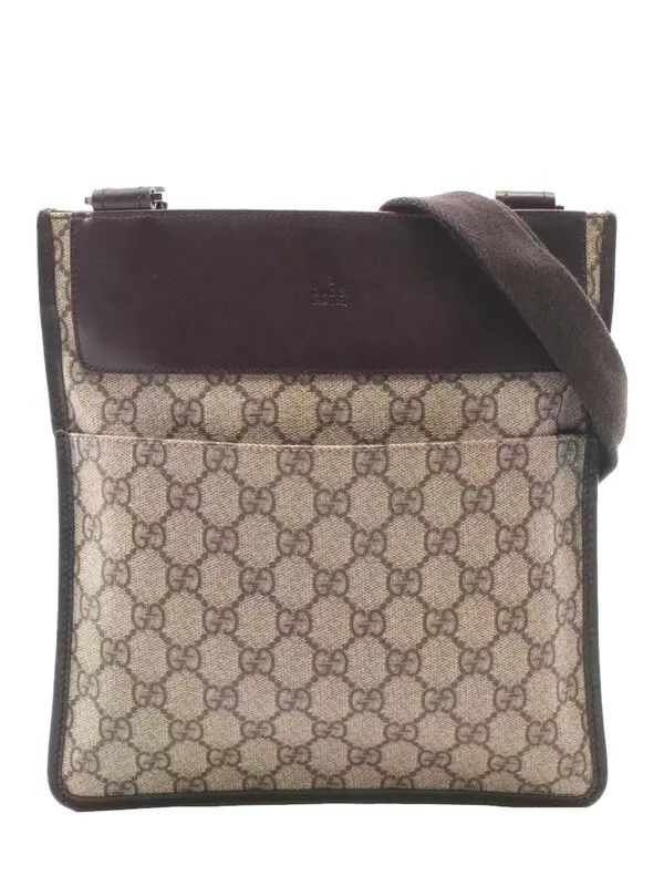 Gucci Gg Supreme Crossbody Bag - Neutrals