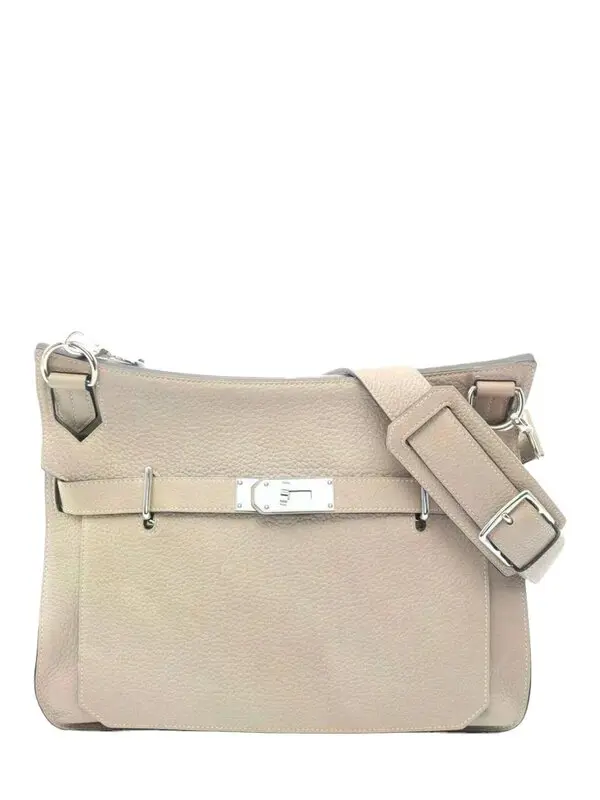 Hermès 2011 Taurillon Clemence Jypsiere 34 Crossbody Bag - Neutrals
