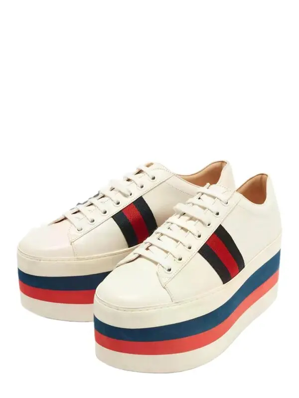 Gucci Peggy Platform Sneakers - Neutrals