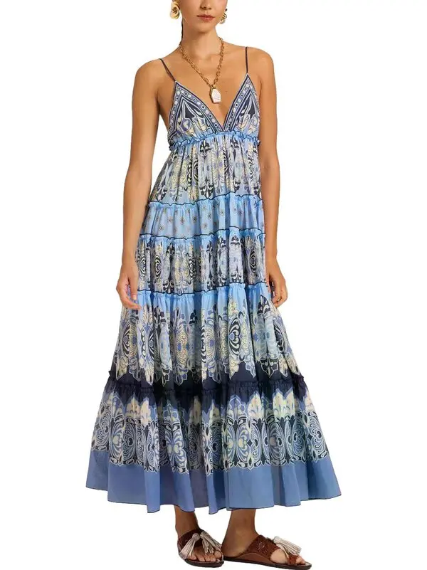 La DoubleJ Nymph Dress Placée - Blue