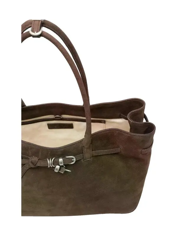 MARGESHERWOOD Suede Tote Bag - Brown