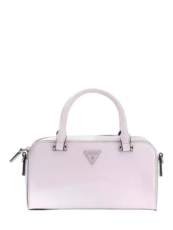 Guess Arnela Patent Finish Tote Bag - Pink