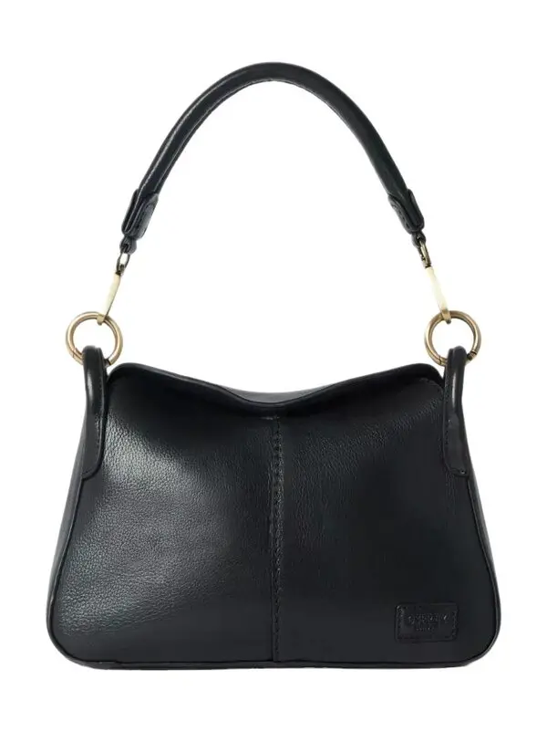 OSPREY The Oxford Pebbled Leather Shoulder Bag - Black