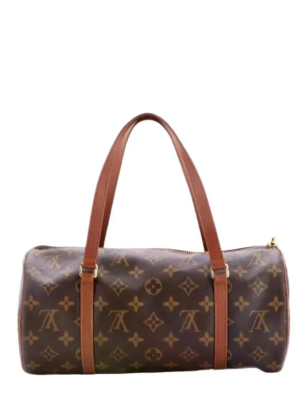LOUIS VUITTON Papillon Handbag Monogram Canvas 26 Satchel - Brown