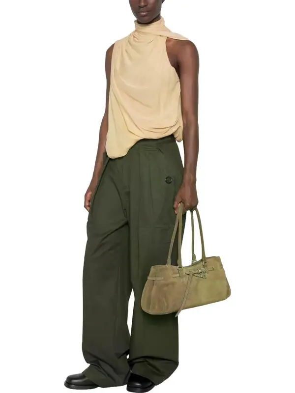 MARGESHERWOOD Suede Tote Bag - Green