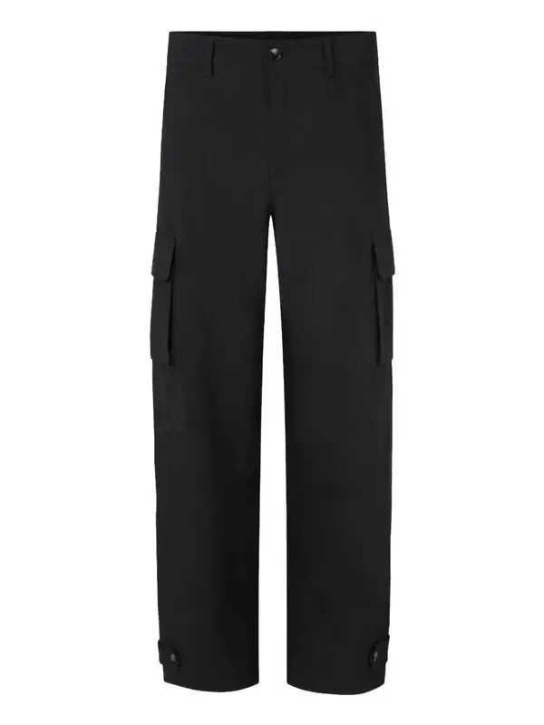 Marni Buttoned-cuff Cargo Pants - Black