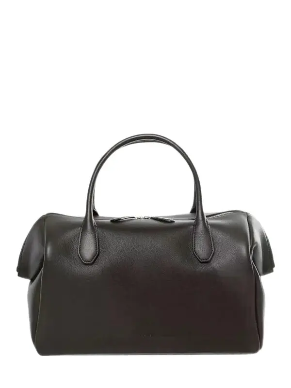 THE ROW Faye Leather Tote Bag - Brown