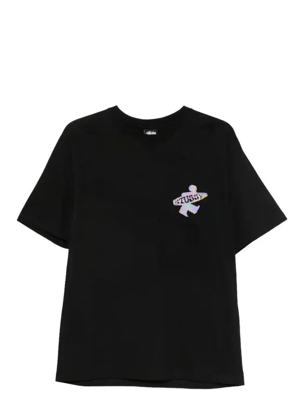 StÜssy Dot Surf Graphic-print T-shirt - Black