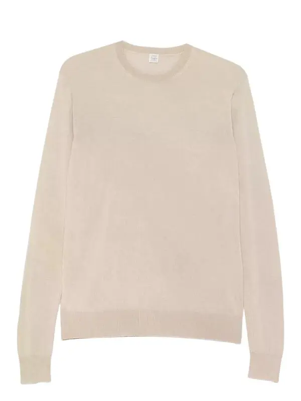 TOTEME Fine-knit Crew-neck Sweater - Neutrals
