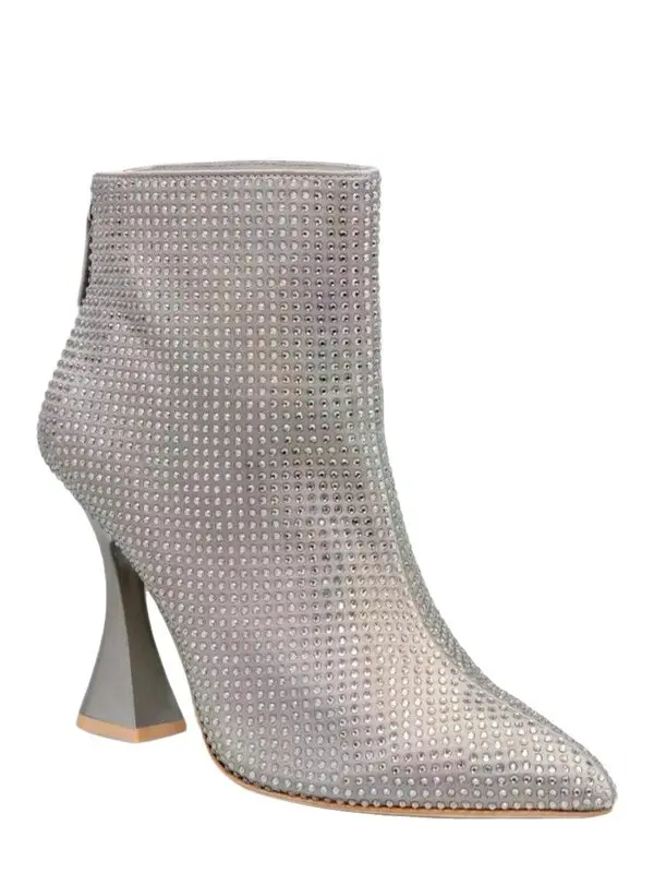 KAT MACONIE Crystal-embellished Ankle Boots - Silver