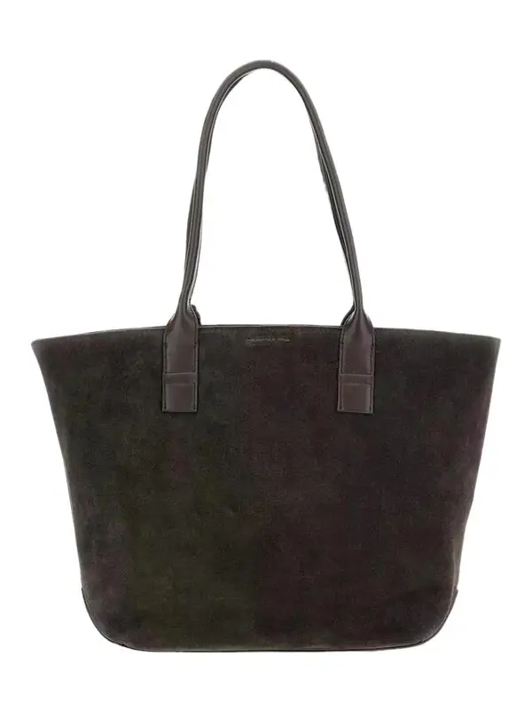 Hogan Embossed Logo Tote Bag - Brown