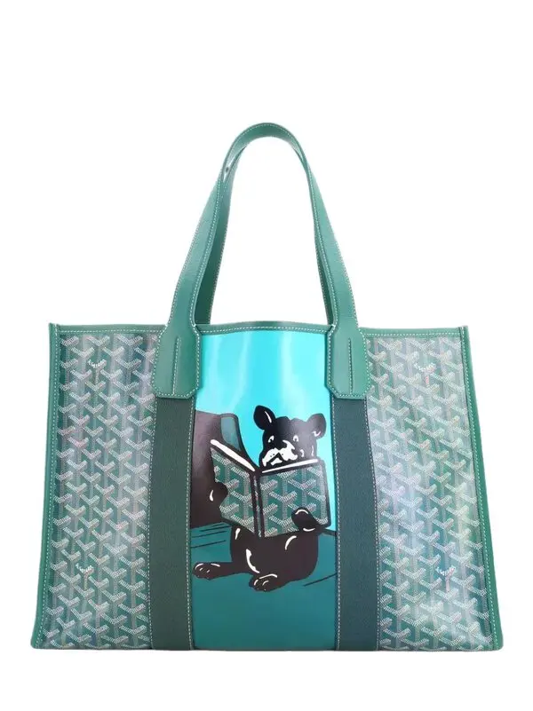 Goyard Villette Printed Coated Canvas Mm Tote Bag - Green