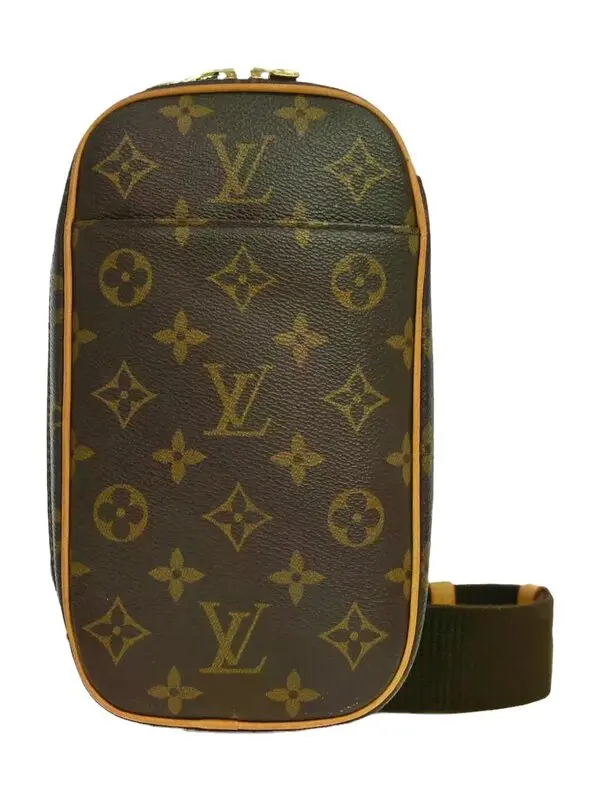 LOUIS VUITTON Monogram Gange Belt Bag - Brown