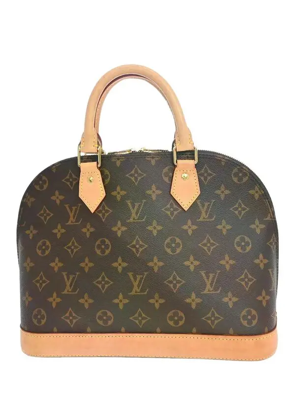 LOUIS VUITTON Monogram Pattern Tote Bag - Brown