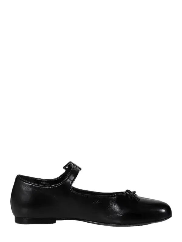 Sandy Liang Ballet Flats With Bow Detail - Black